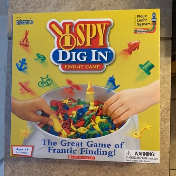 Scholastic | Toys | New I Spy Dig In Find Itgame 24 Player | Poshmark